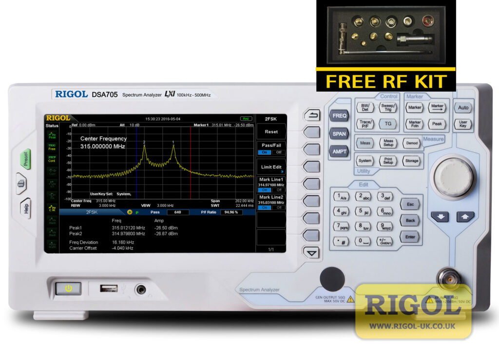 Rigol Spectrum Analysers from the UK Distributor