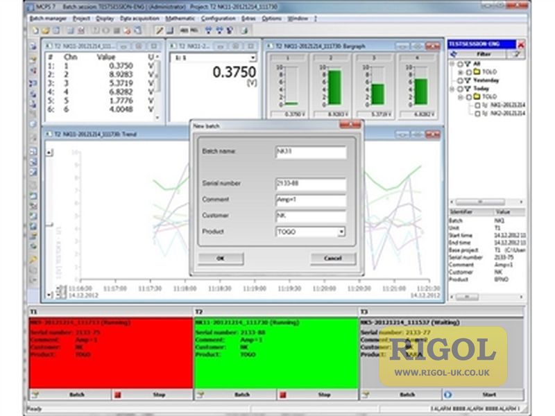 Multi-Channel Process System (MCPS) PC Software